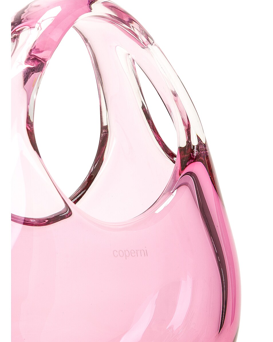Coperni Glass Mini Swipe Bag in Pink | FWRD
