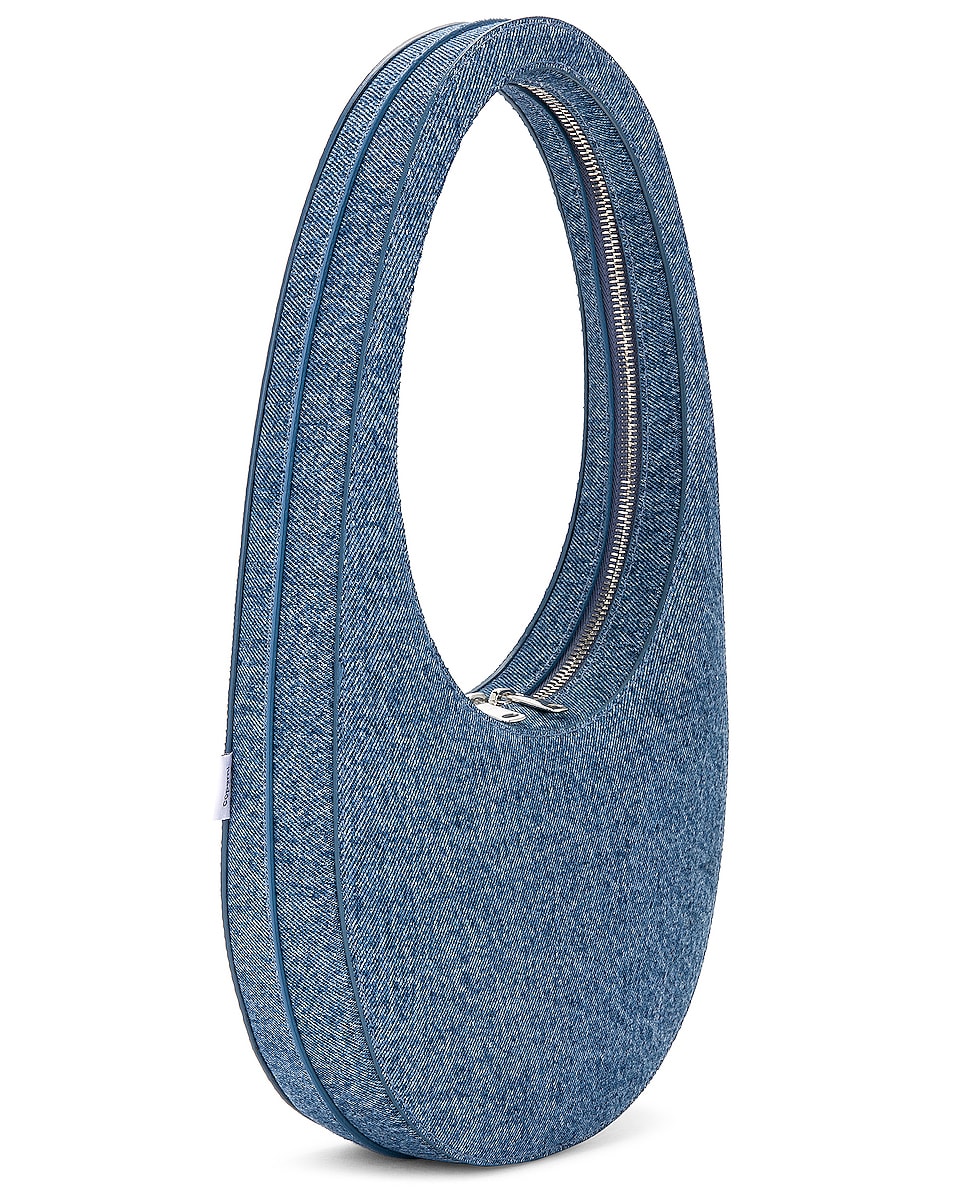 Coperni Denim Swipe Bag in Washed Blue | FWRD