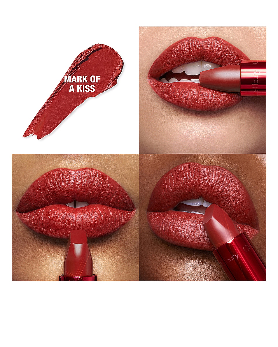 Charlotte Tilbury Matte Revolution Lipstick in Mark Of A Kiss | FWRD