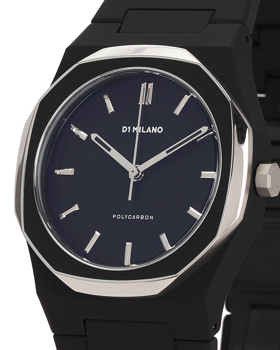 D1 Milano Polycarbon 37mm Watch in Nebula Black | FWRD