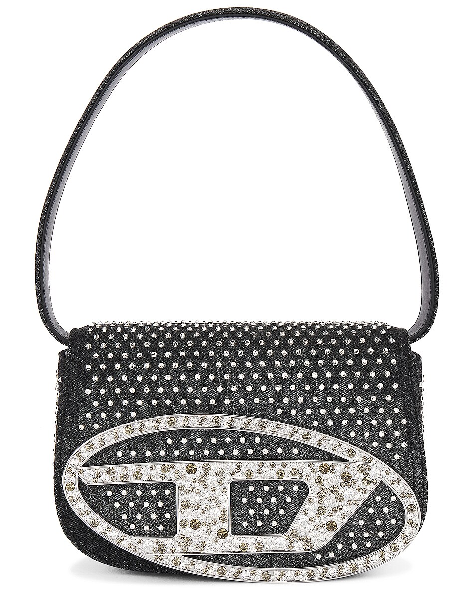 Diesel Dotted Loop Handbag in Black | FWRD