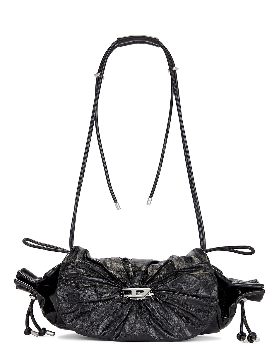 Diesel Scrunch Shoulder Bag in Black | FWRD