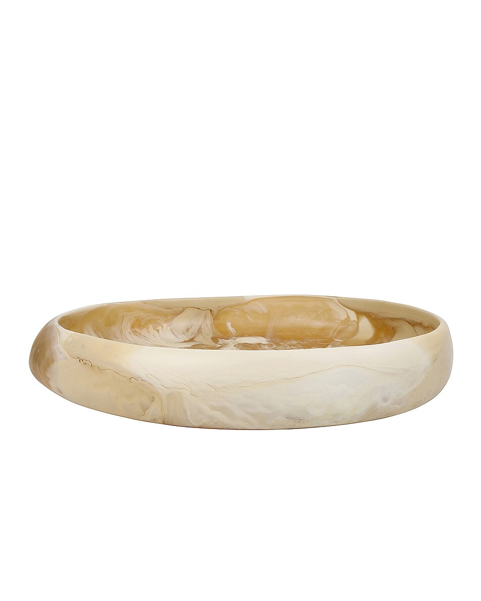 DINOSAUR DESIGNS Clay Large Rock Bowl in Swirl Caramel | FWRD