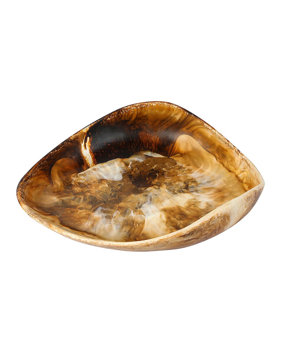 DINOSAUR DESIGNS Large Leaf Bowl in Light Horn | FWRD