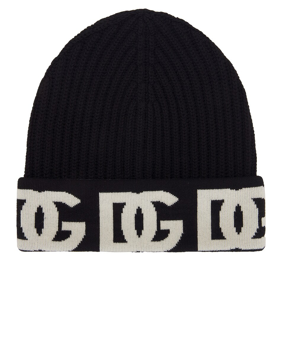 Dolce & Gabbana Logo Beanie in Combined Color | FWRD
