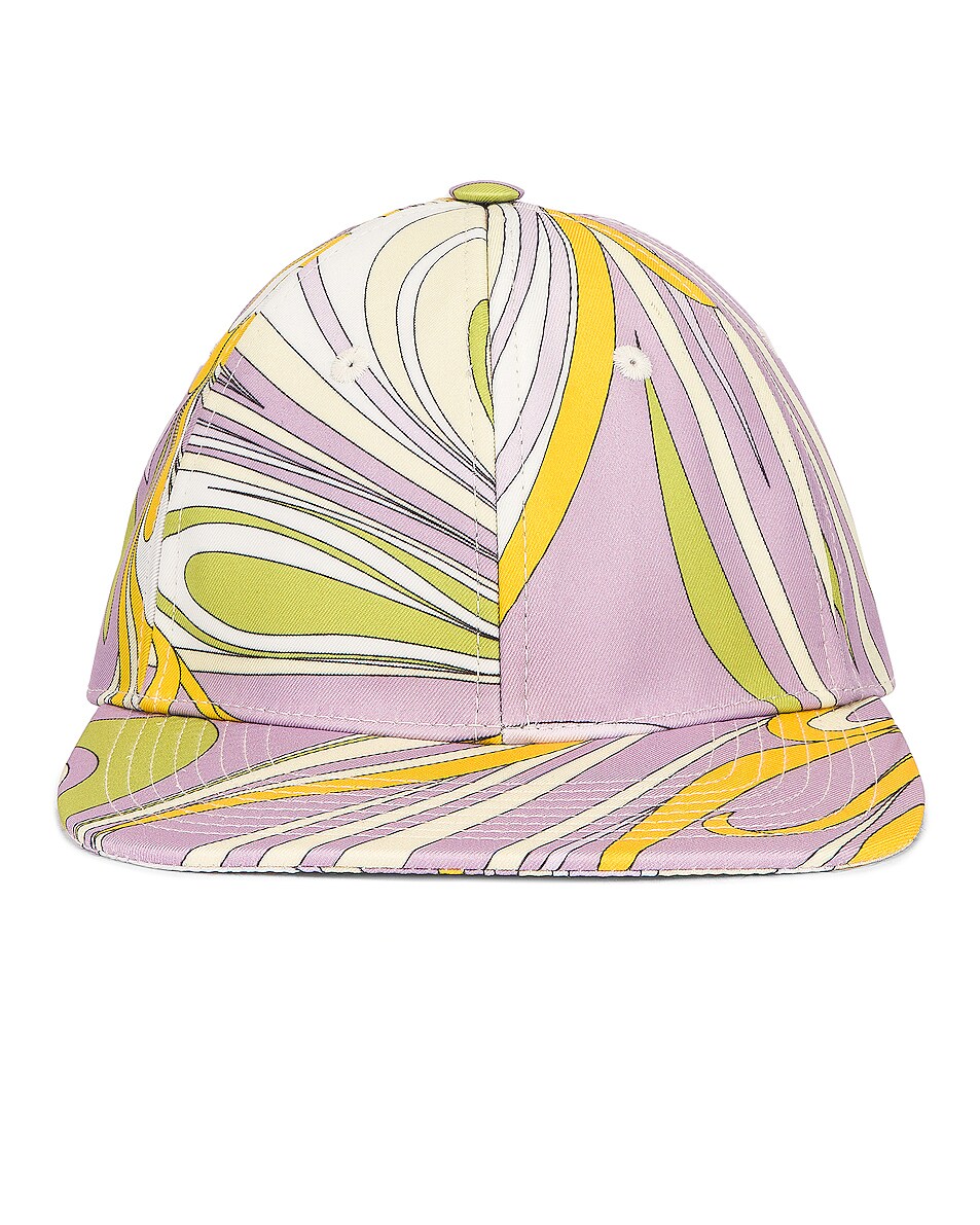Emilio Pucci Onde Baseball Hat in Lilla | FWRD