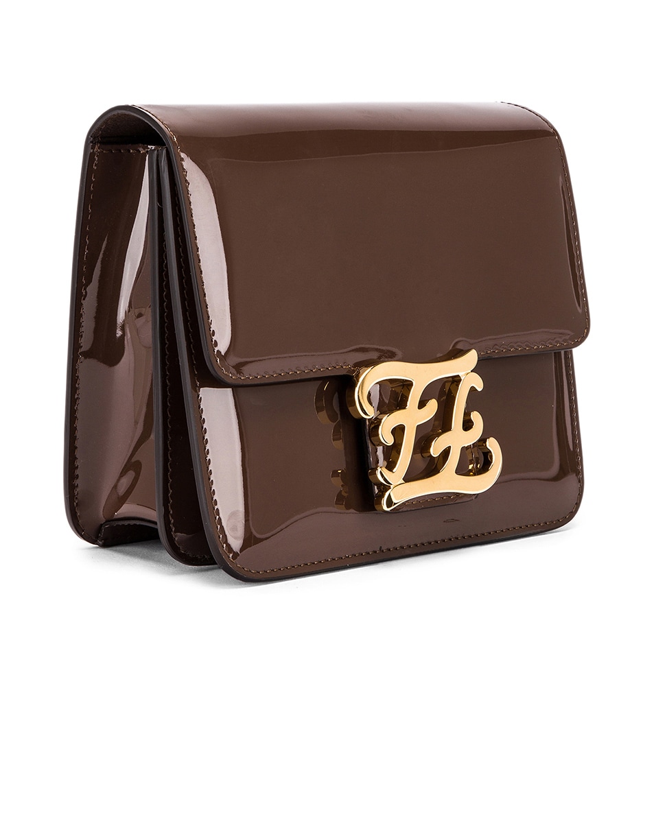 Fendi Karligraphy Mini Bag in Brown | FWRD