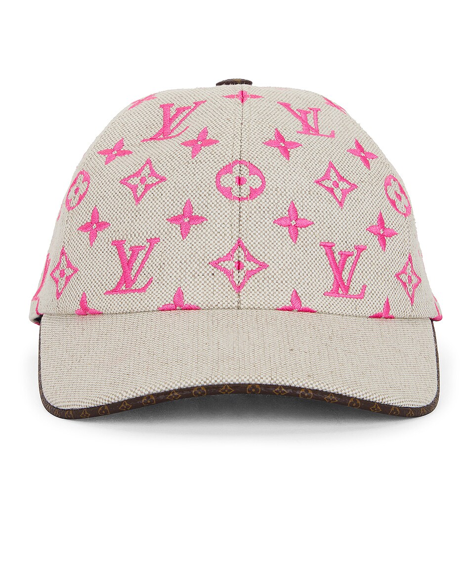 FWRD Renew Louis Vuitton Monogram Starboard Cap in Pink | FWRD
