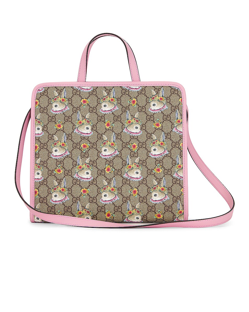 FWRD Renew Gucci Yuko Higuchi GG Tote Bag in Bunny Supreme | FWRD
