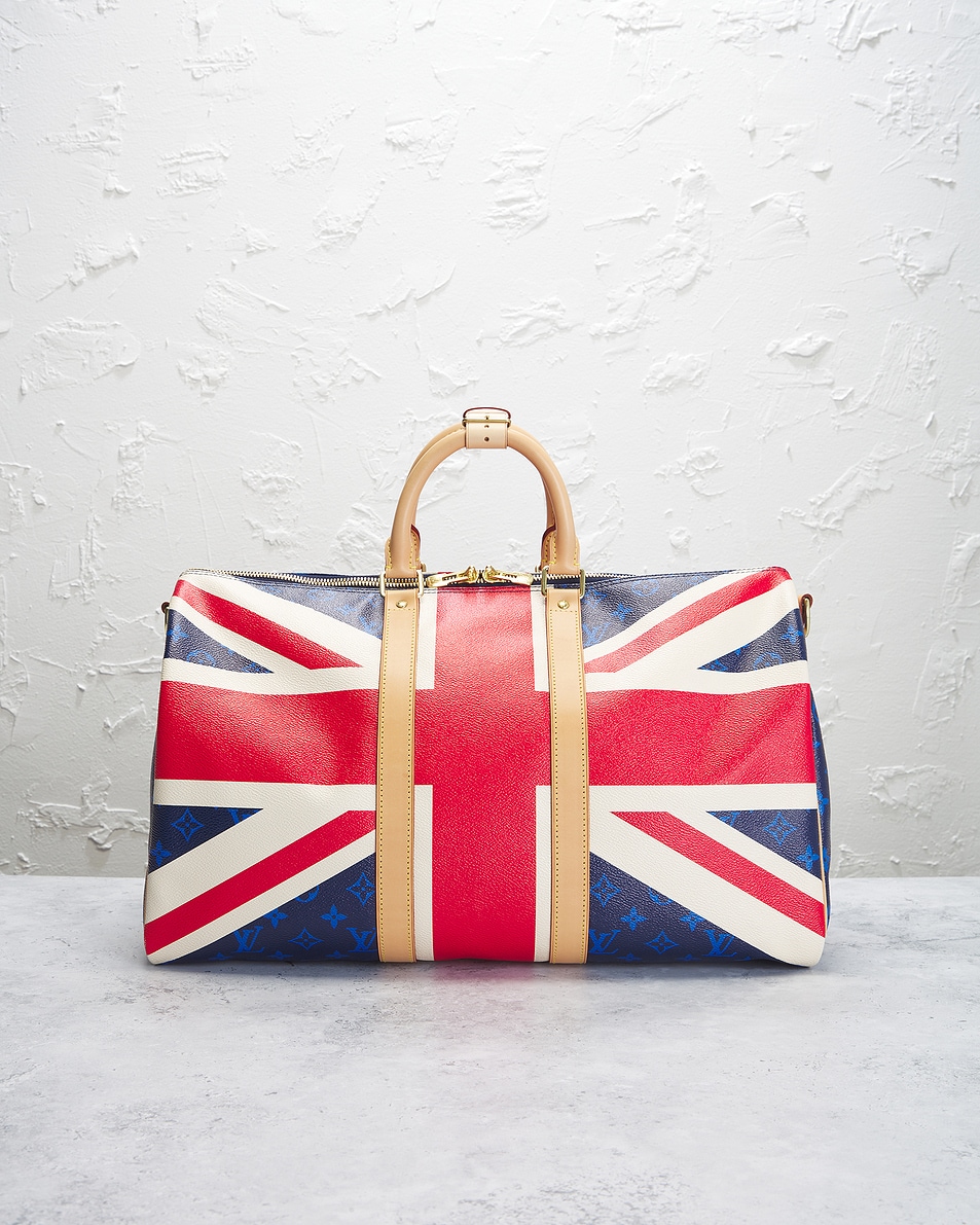 FWRD Renew Louis Vuitton Union Jack Royal Wedding Keepall Bandouliere ...