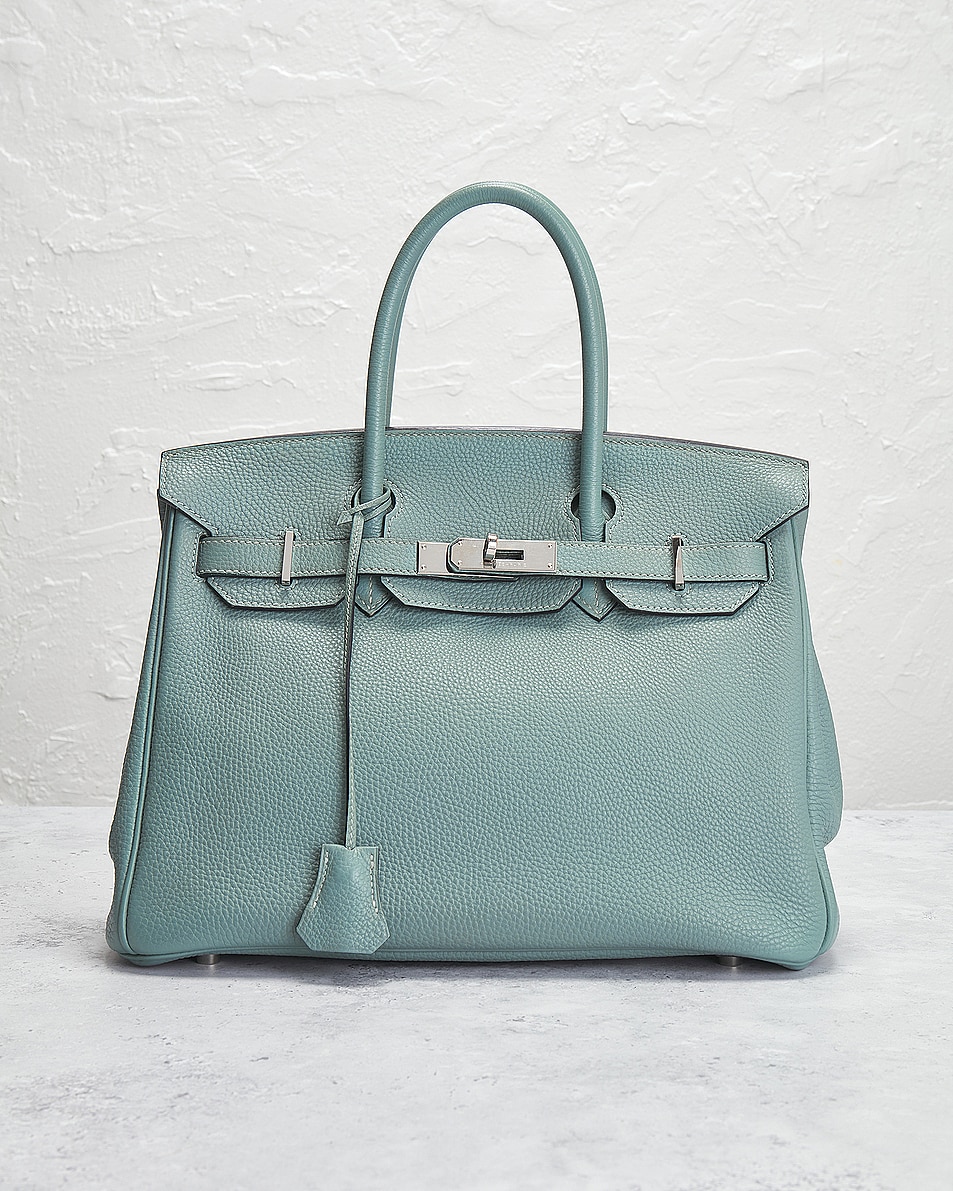 FWRD Renew Hermes Togo Birkin 30 Handbag in Ciel | FWRD