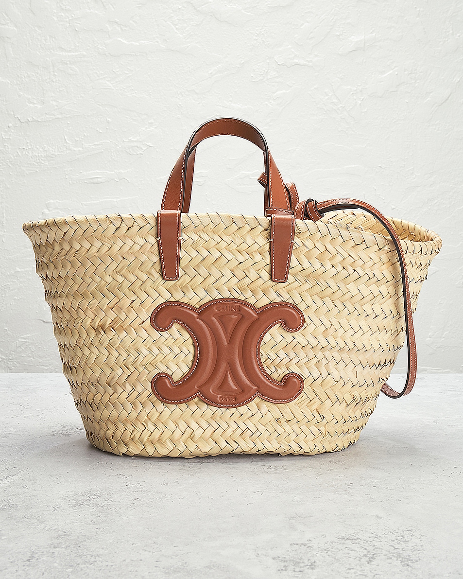 FWRD Renew Celine Basket Bag in Natural | FWRD