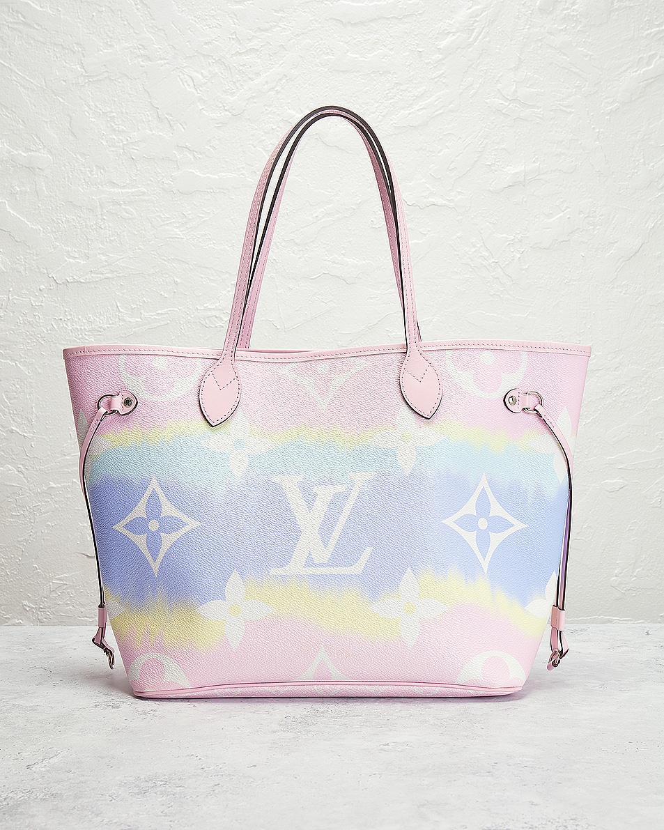 FWRD Renew Louis Vuitton Escale Neverfull MM Tote Bag in Multi | FWRD