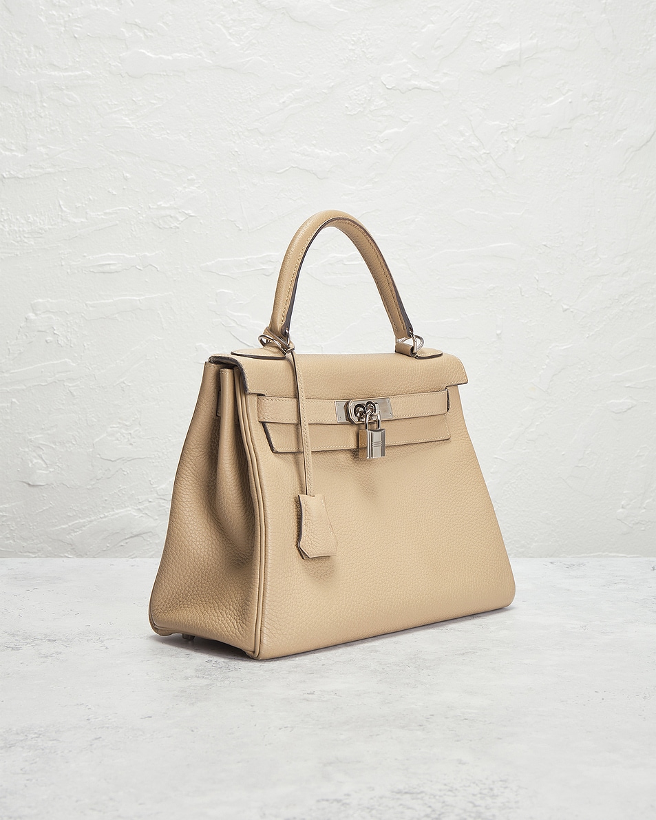 FWRD Renew Hermes Togo Kelly 28 Handbag in Trench | FWRD