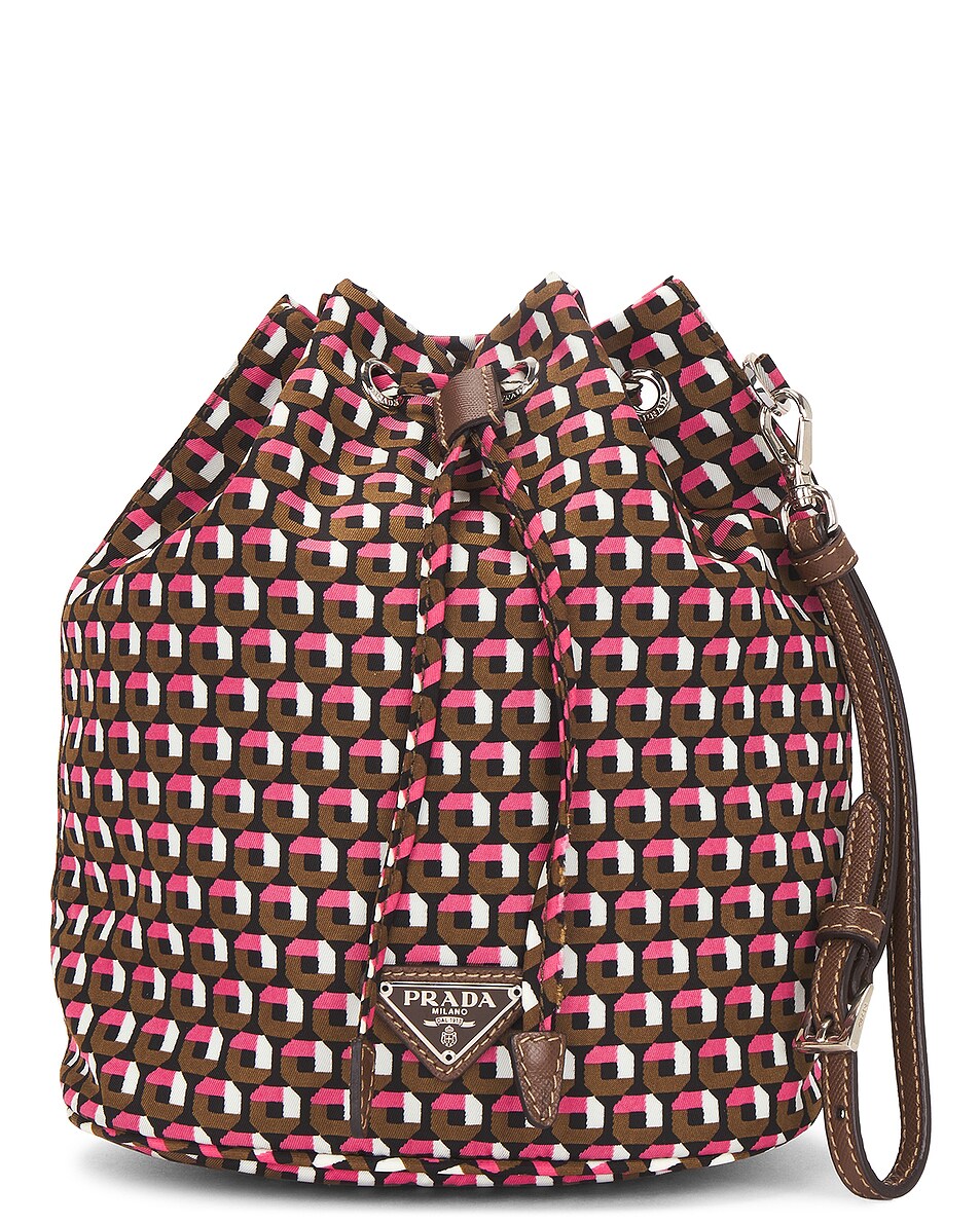 FWRD Renew Prada Tessuto Drawstring Pouch in Multi | FWRD