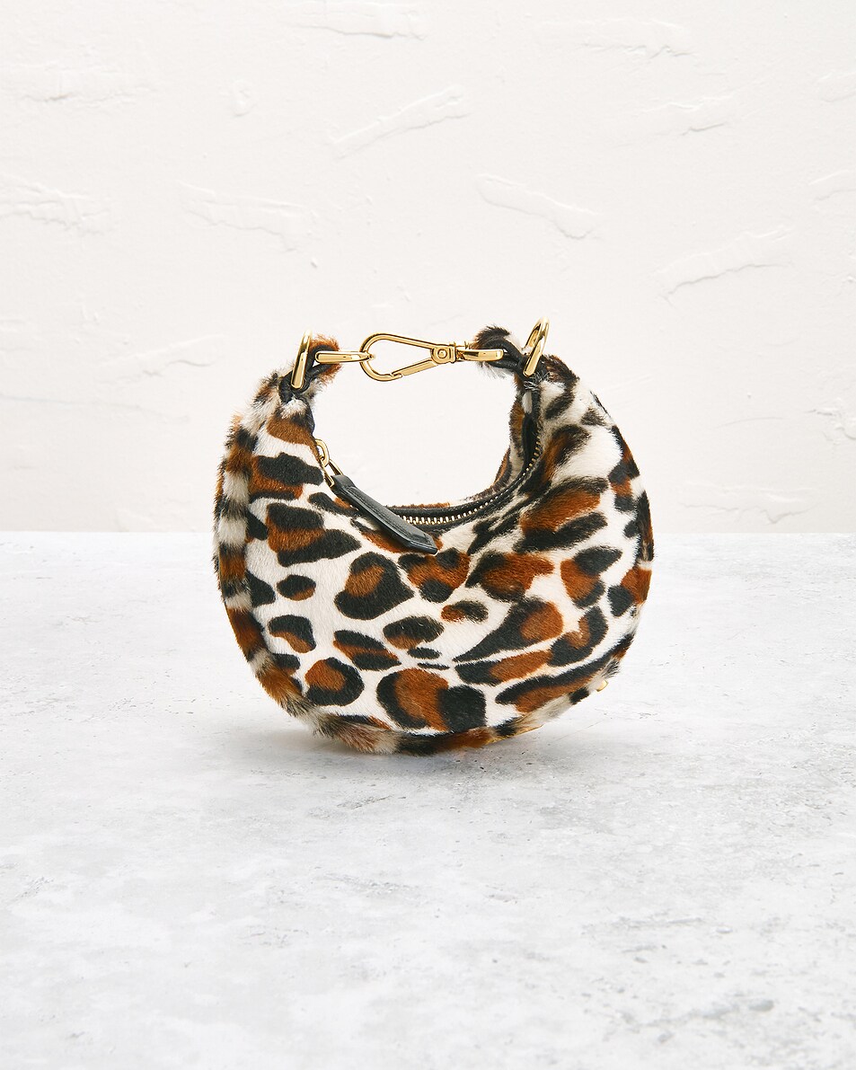 FWRD Renew Fendi Pony Hair Nano Fendigraphy Hobo Bag in Multi | FWRD
