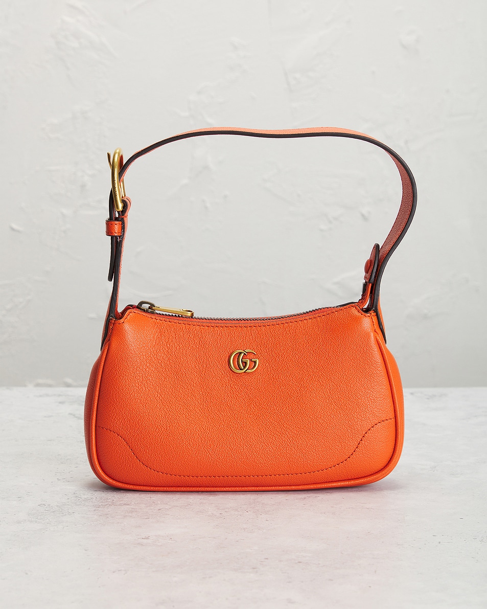 FWRD Renew Gucci Aphrodite Shoulder Bag in Orange | FWRD