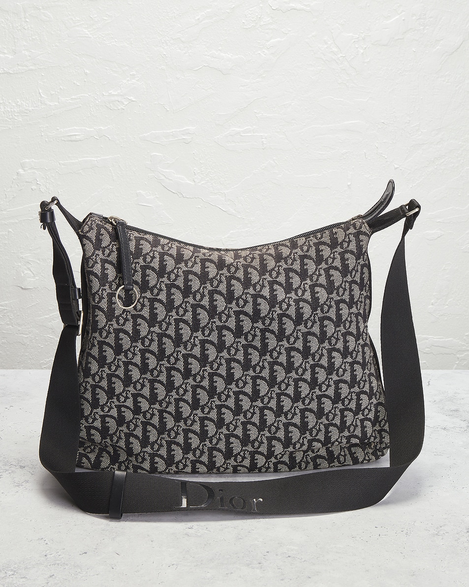 FWRD Renew Dior Trotter Messenger Bag in Blue | FWRD