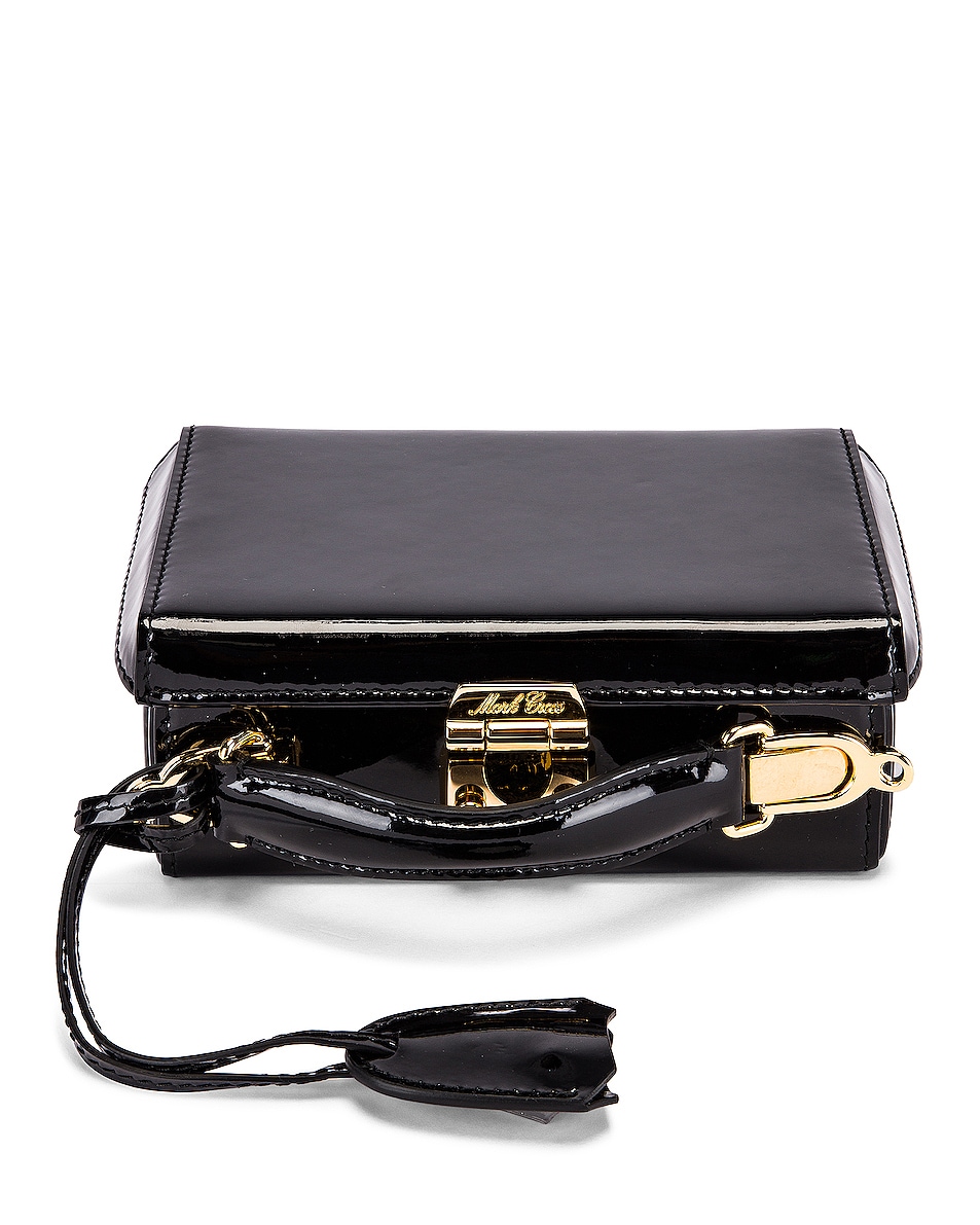 FWRD Renew Mark Cross Grace Mini Box Bag in Black | FWRD