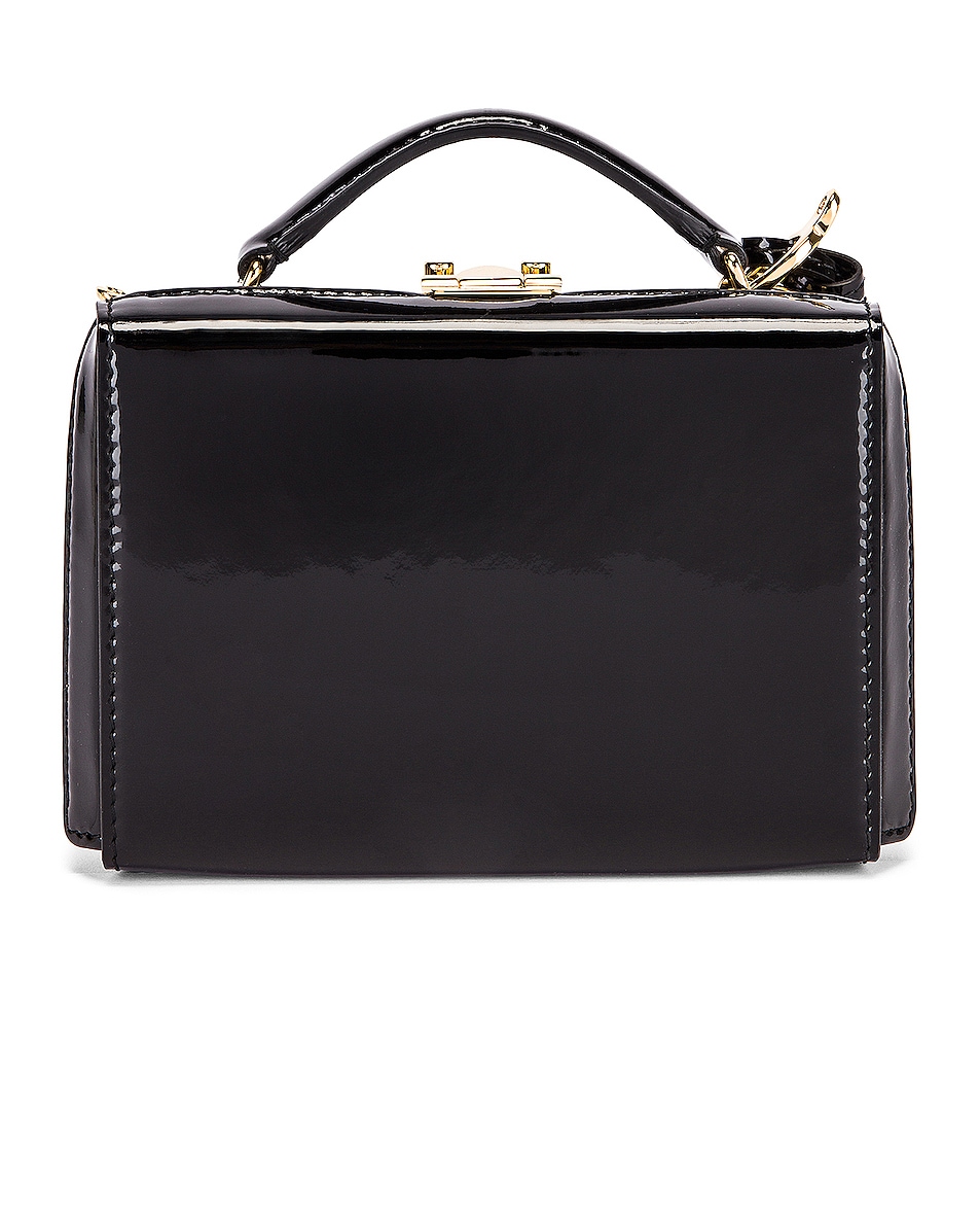 FWRD Renew Mark Cross Grace Mini Box Bag in Black | FWRD