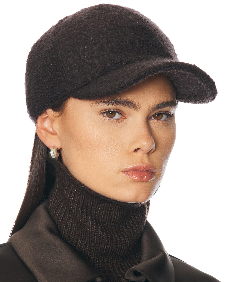 Gabriela Hearst Zed Baseball Hat in Chocolate | FWRD