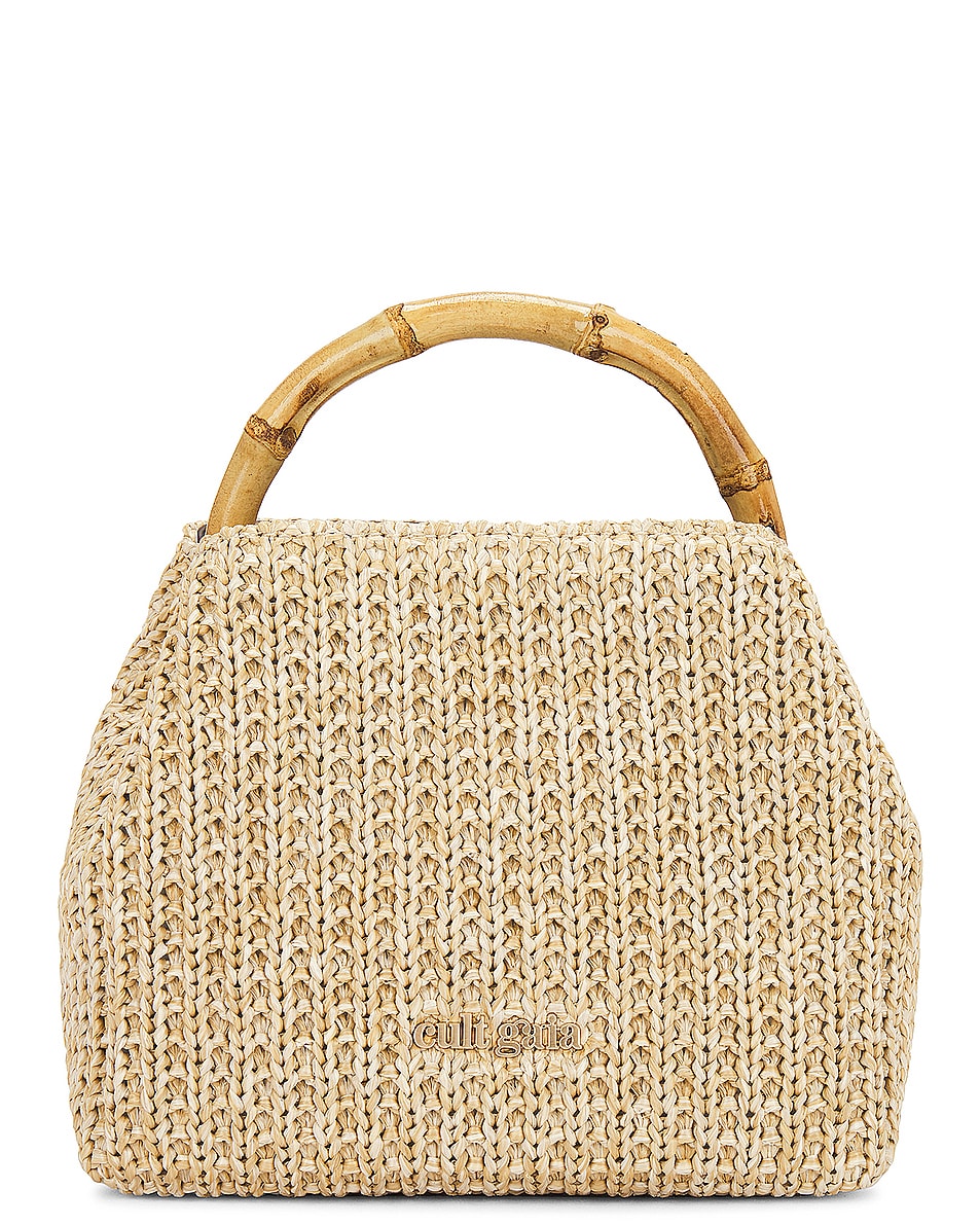 Cult Gaia Solene Mini Crossbody Bag in Natural | FWRD