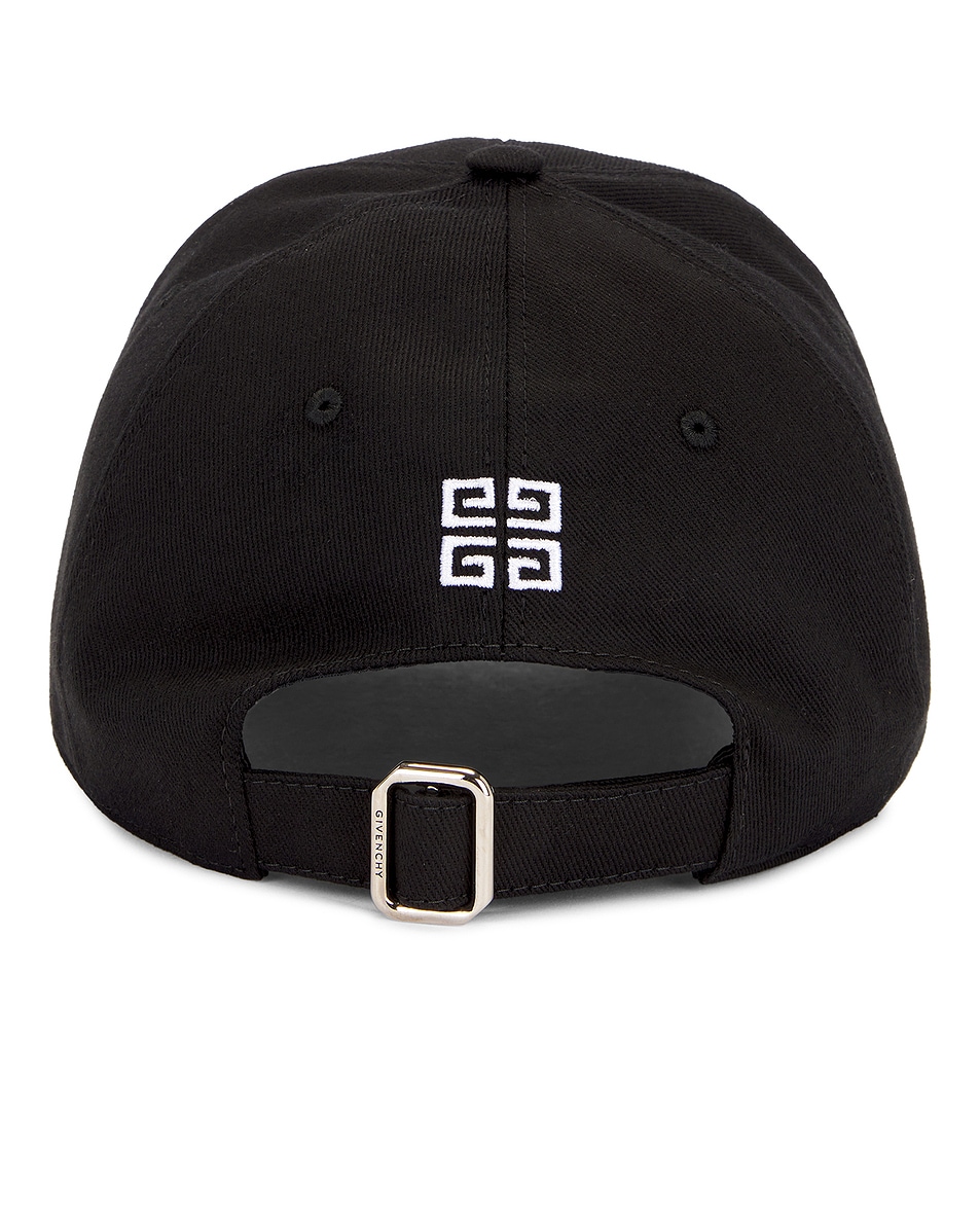 Givenchy Curved Cap With Embroidered Logo in Black | FWRD
