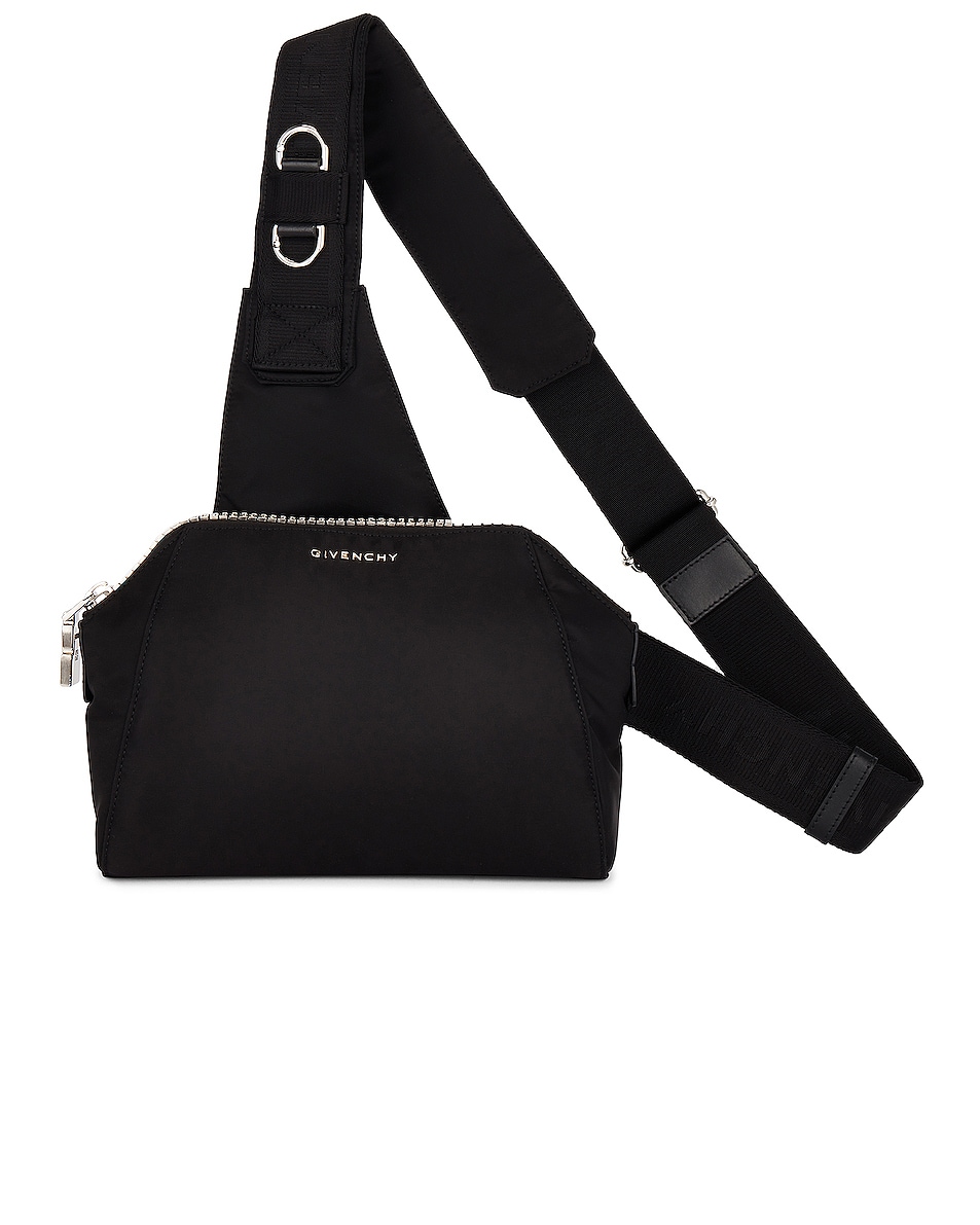 Givenchy Antigona Crossbody Tech Strap Bag in Black | FWRD