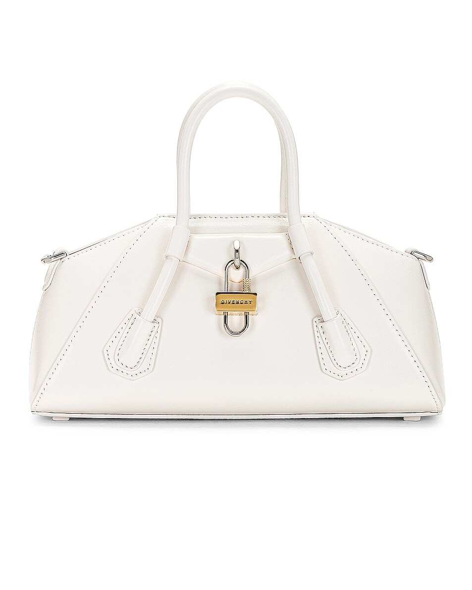 Givenchy Mini Antigona Stretch Bag in Ivory | FWRD