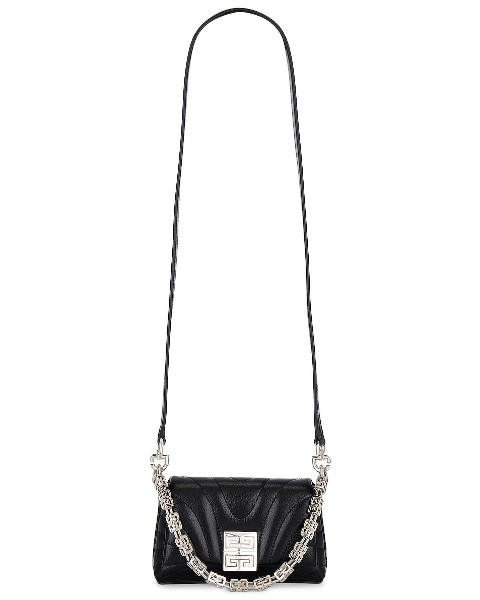 Givenchy Micro Soft 4G Bag in Black | FWRD