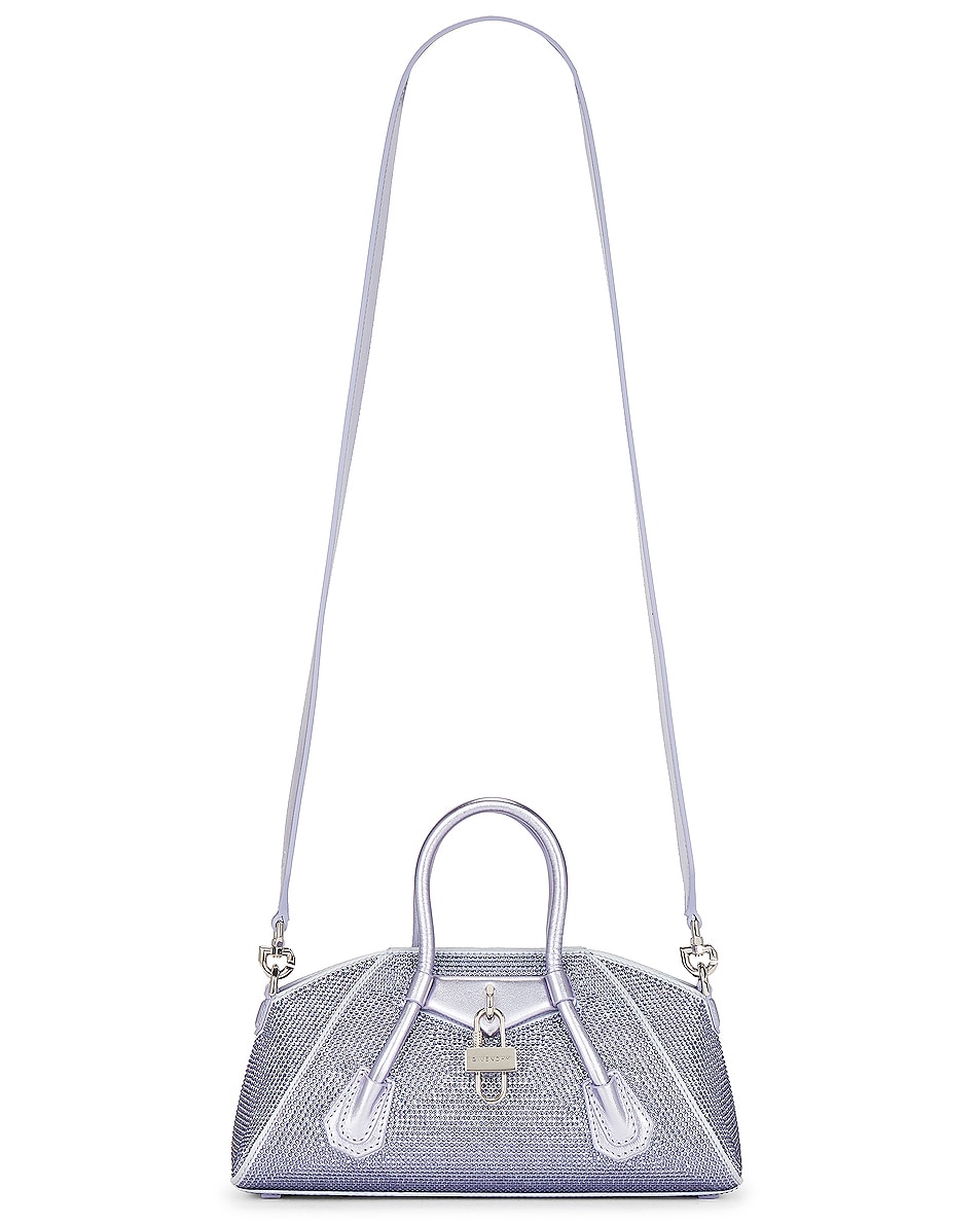 Givenchy Mini Antigona Stretch Bag in Lavender | FWRD
