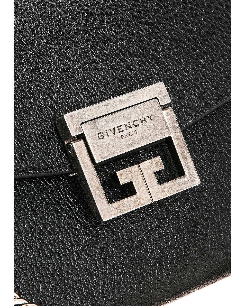 Givenchy Small Leather GV3 in Black | FWRD
