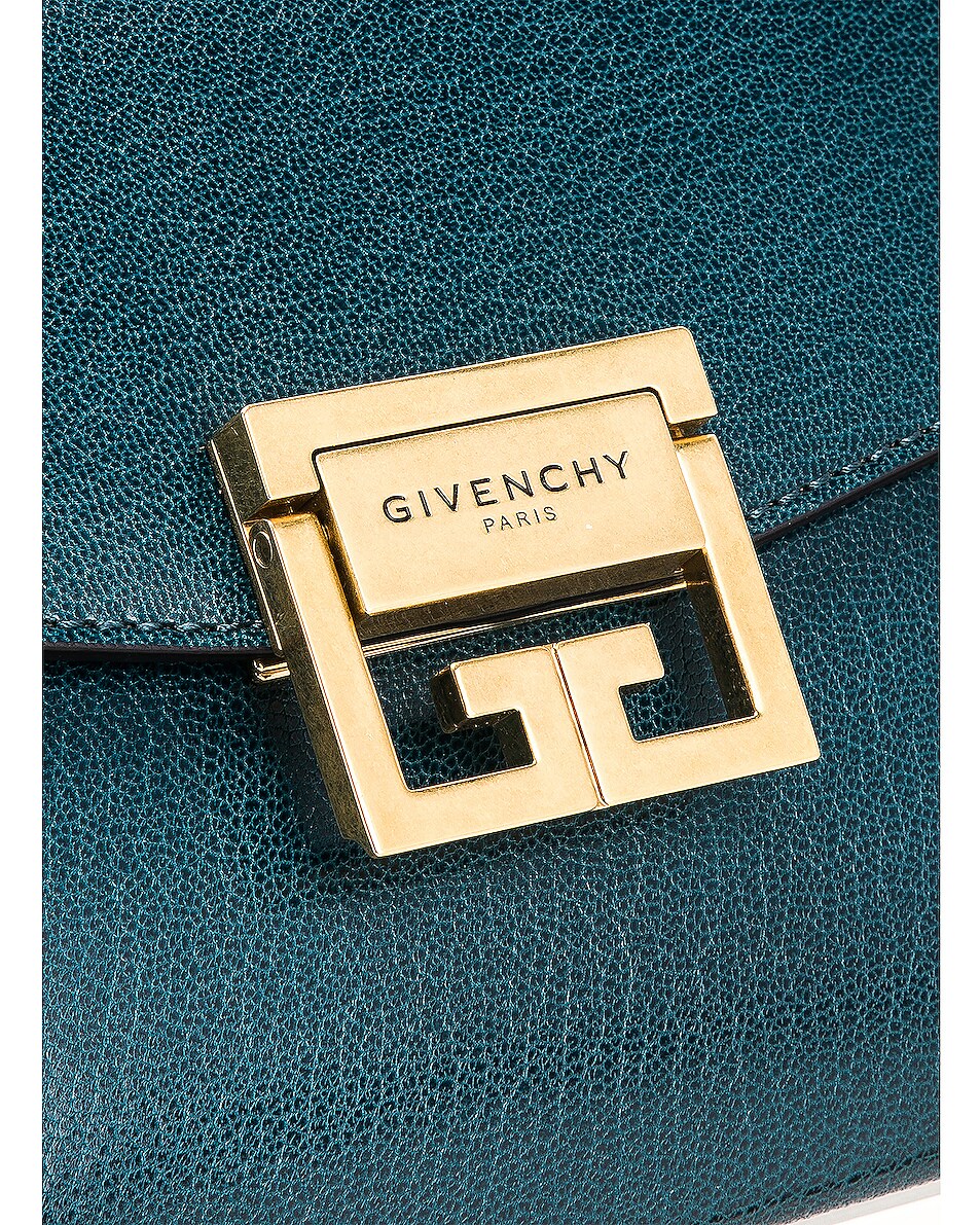 Givenchy Small Leather GV3 in Blue & Pistachio | FWRD