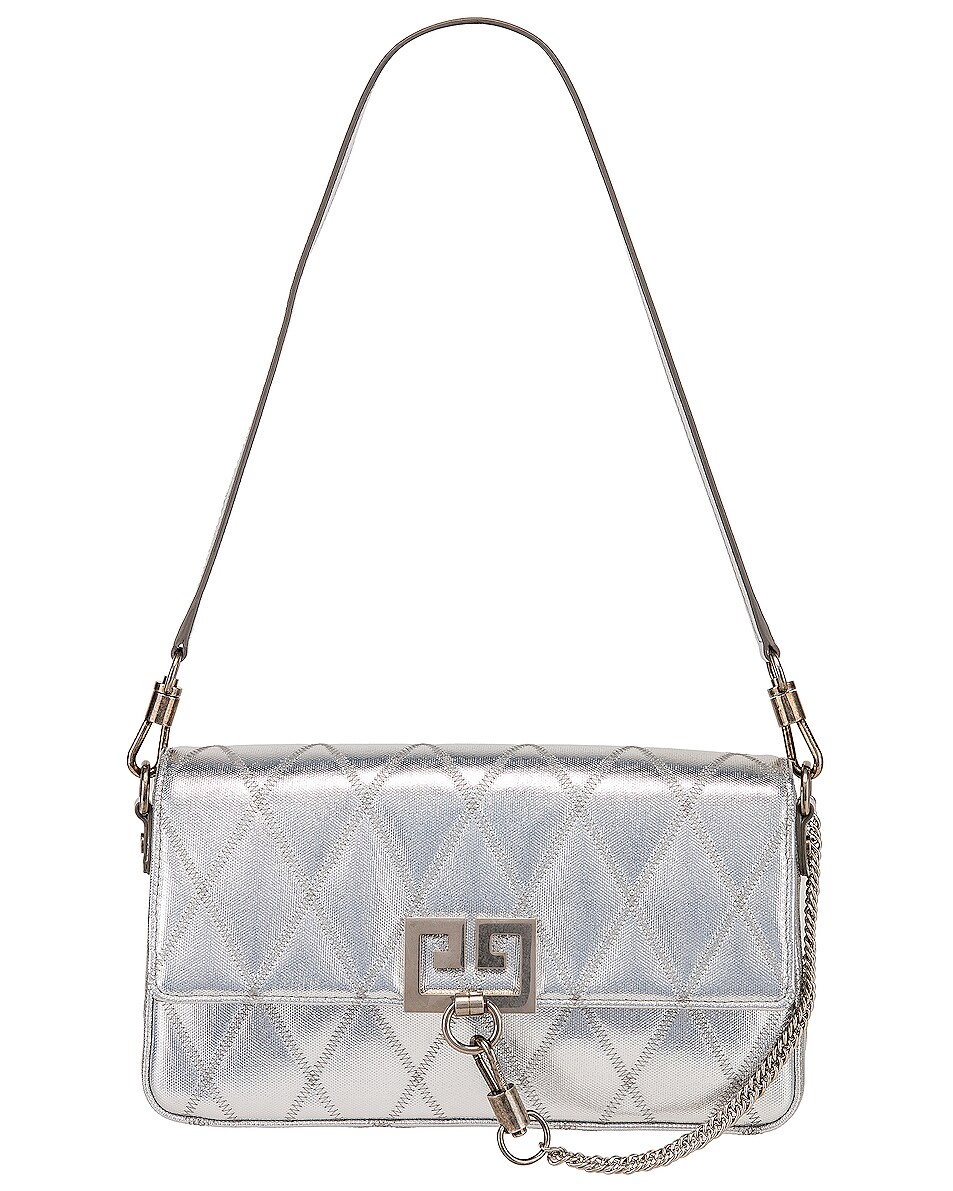 Givenchy Small Charm Shoulder Bag in Silver | FWRD