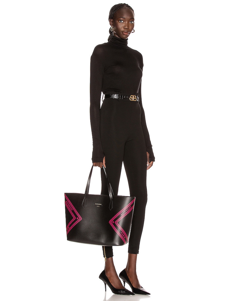 Givenchy Wing Shopping Bag in Black & Pink | FWRD