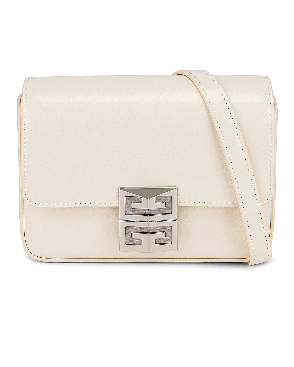 Givenchy Mini 4G Crossbody Box Bag in Ivory | FWRD