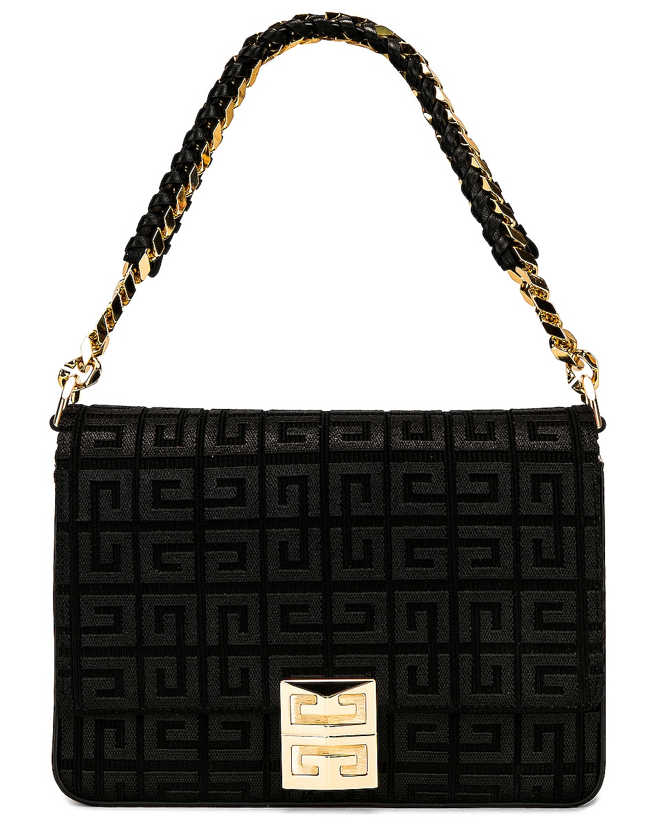 Givenchy Medium 4G Chain Crossbody Bag in Black | FWRD