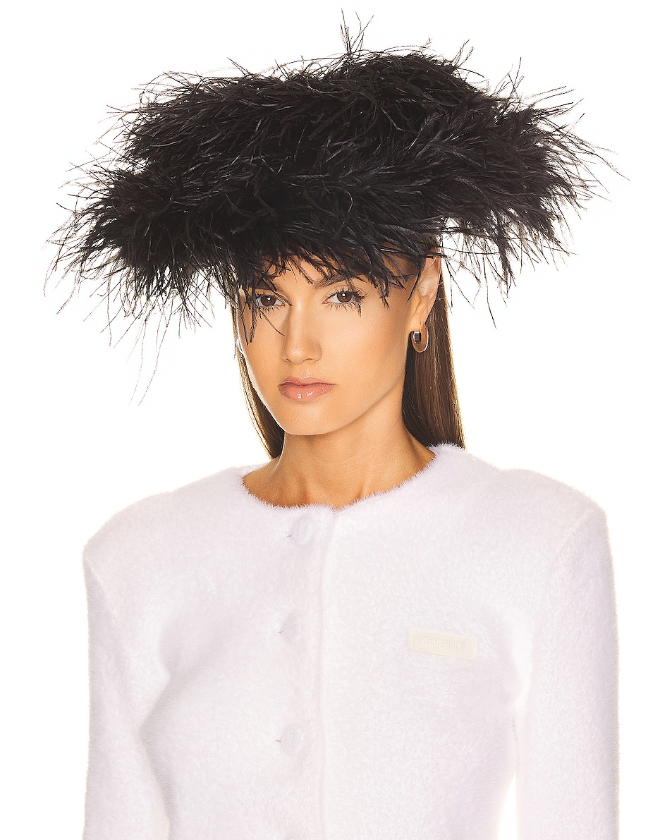 Gladys Tamez Millinery Small Capucine Bucket Hat in Black | FWRD