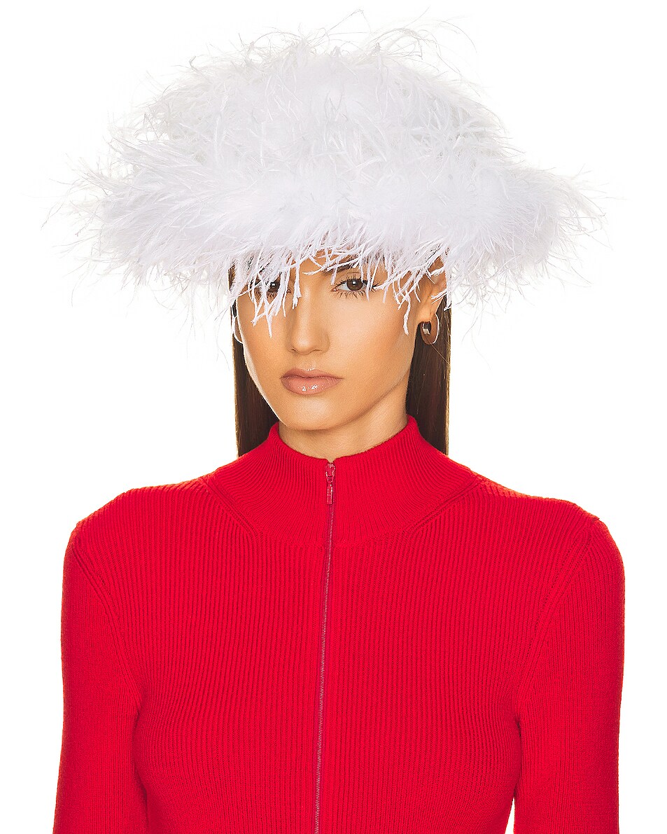 Gladys Tamez Millinery Small Capucine Bucket Hat in White | FWRD