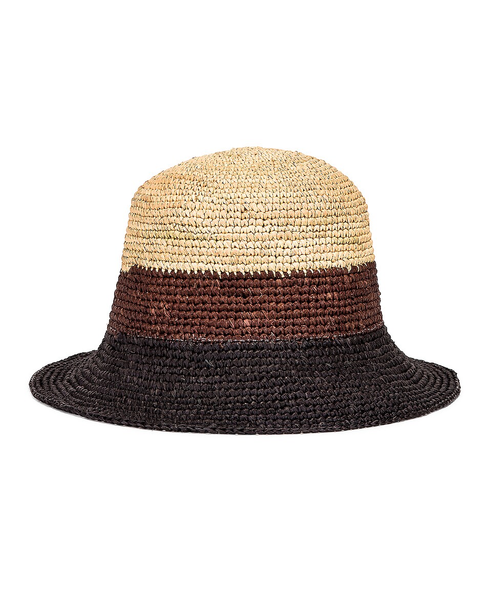 Greenpacha Belize Hat in Natural, Brown, & Black | FWRD