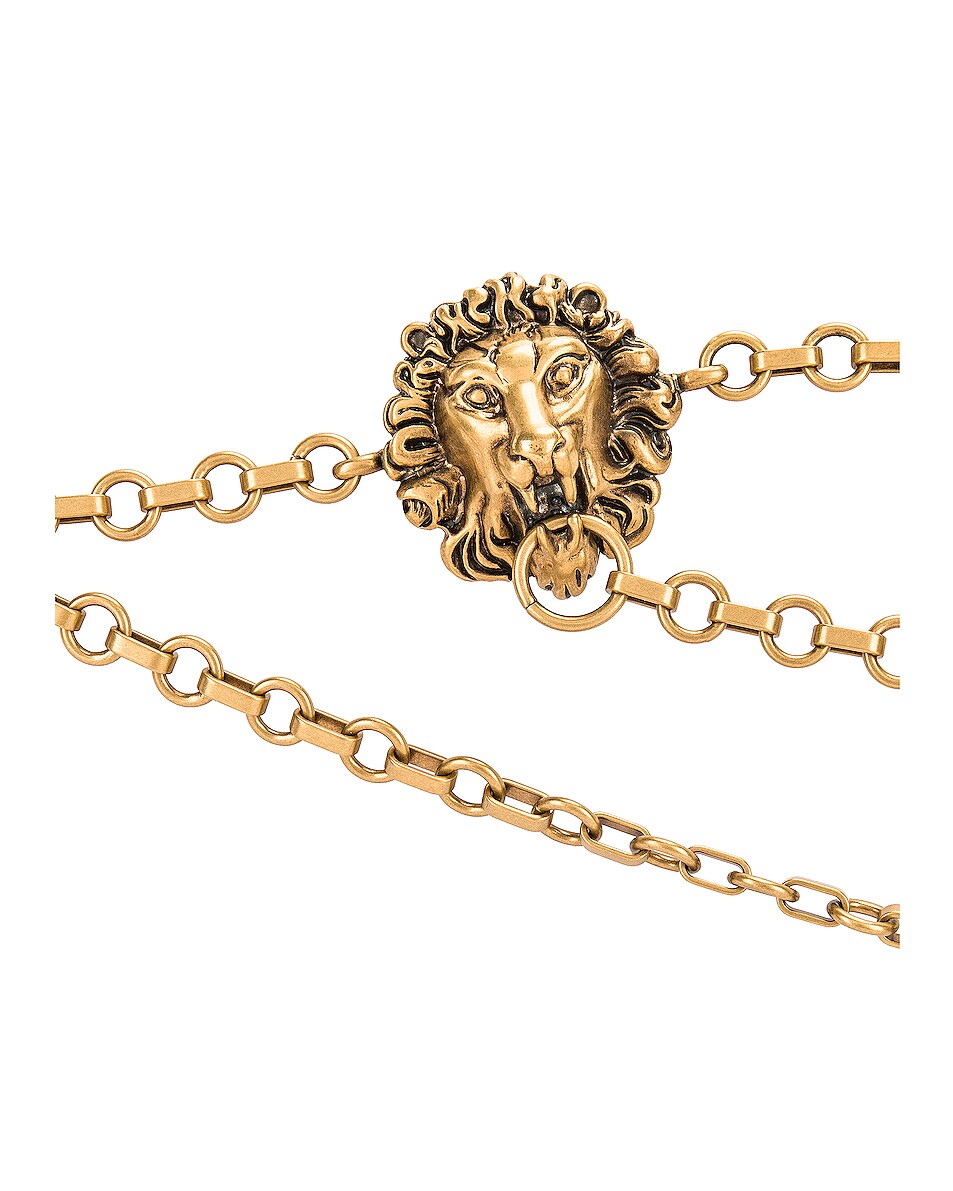 Gucci Chain Belt in Gold | FWRD