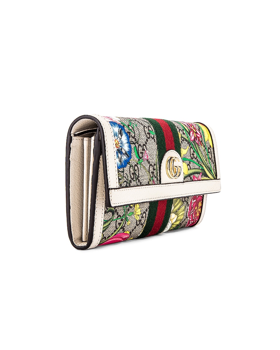 Gucci White Floral Wallet | Paul Smith