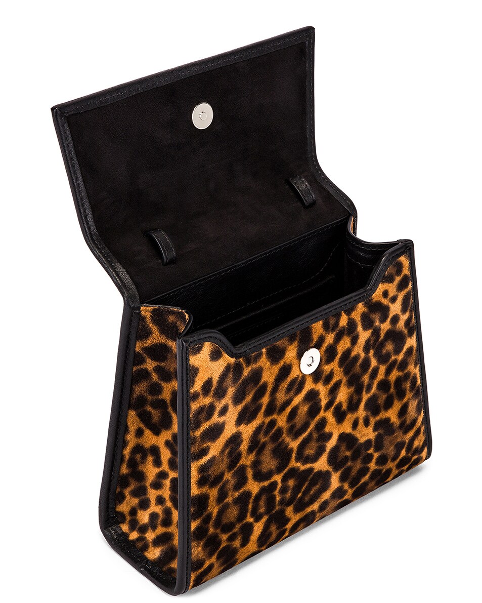 Hunting Season Small Top Handle Bag in Leopard | FWRD