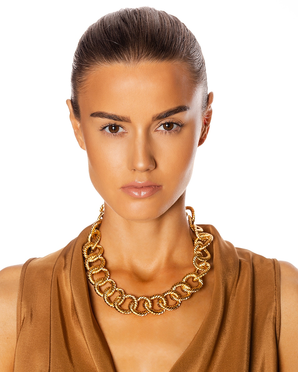 Jennifer Behr Brenna Necklace in Gold | FWRD