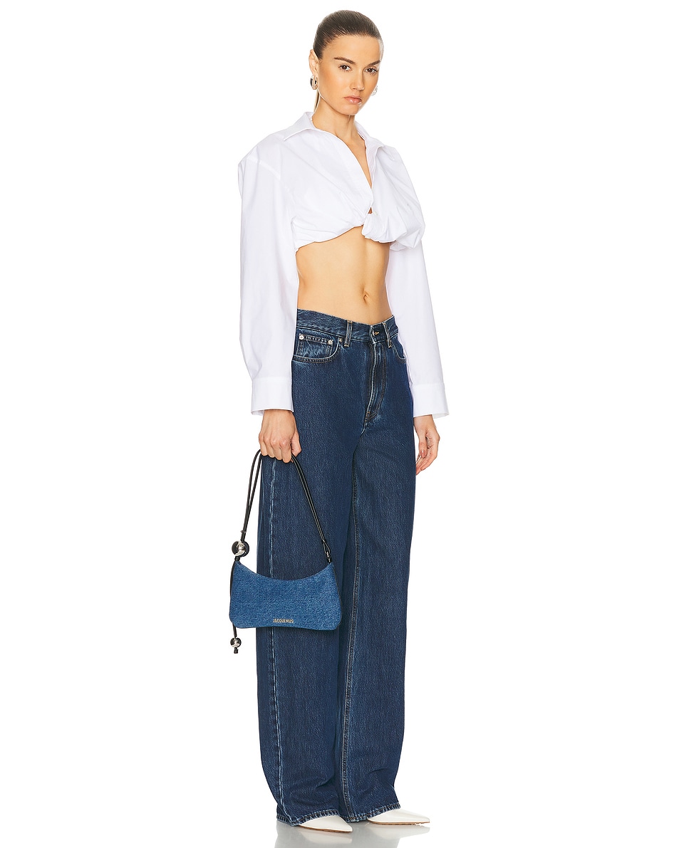 JACQUEMUS Le Bisoue Perle Bag in Blue | FWRD