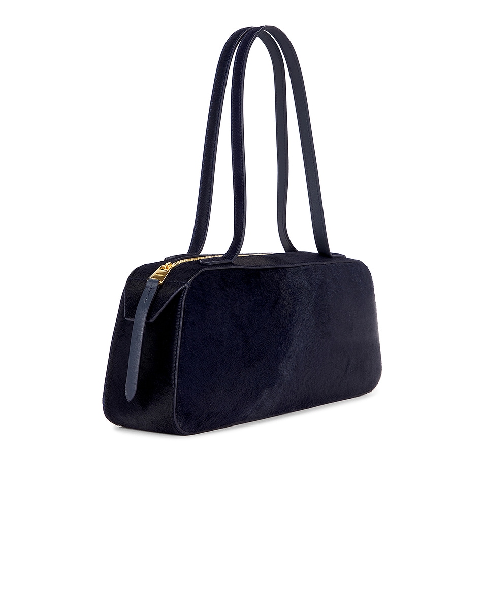 KHAITE Simona Shoulder Bag in Midnight Navy | FWRD