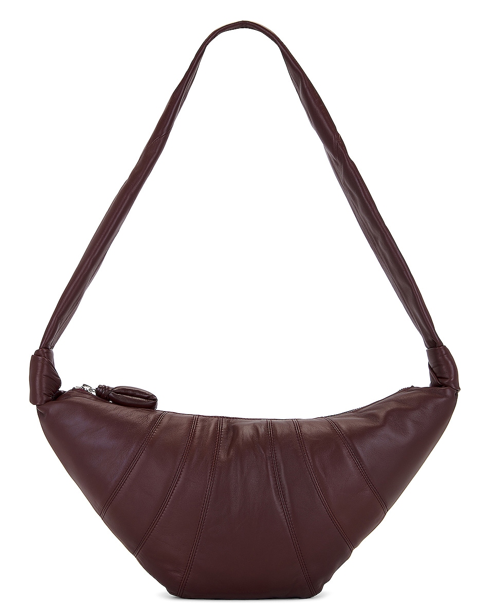 Lemaire Medium Croissant Bag in Roasted Pecan | FWRD