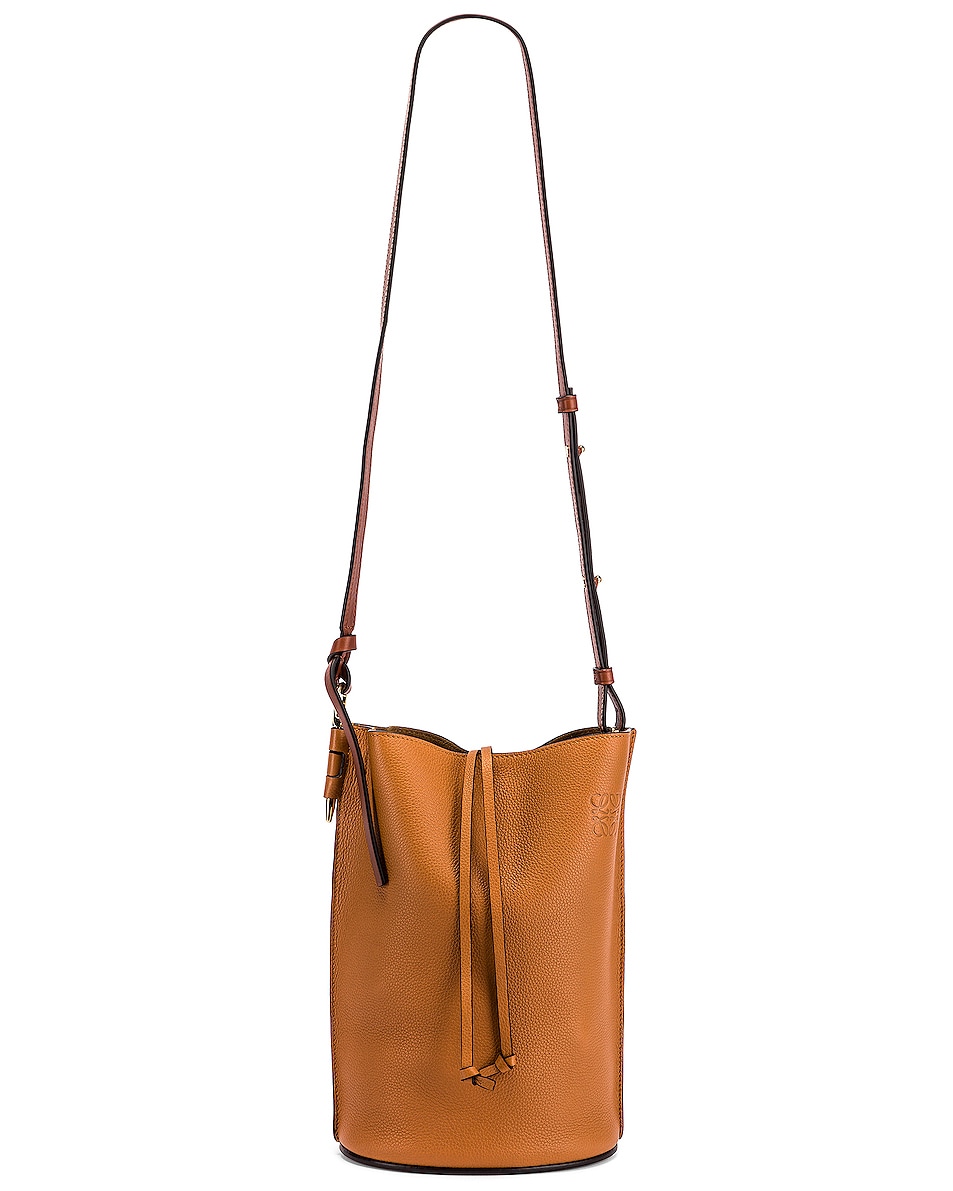 Loewe Gate Bucket Bag in Light Caramel Pecan | FWRD