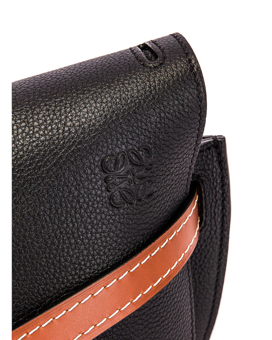 Loewe Gate Small Bag in Black & Pecan | FWRD