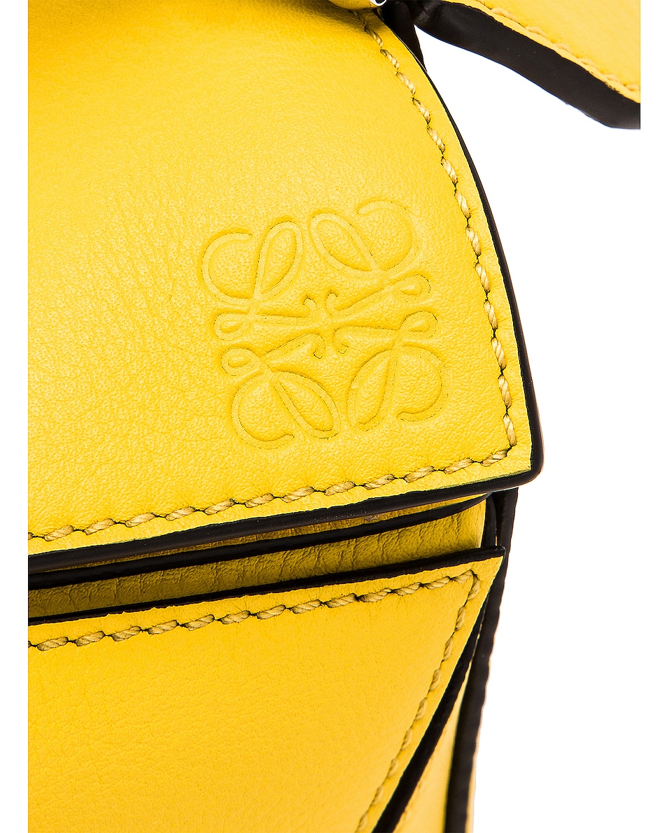 Loewe Puzzle Mini Bag in Yellow | FWRD